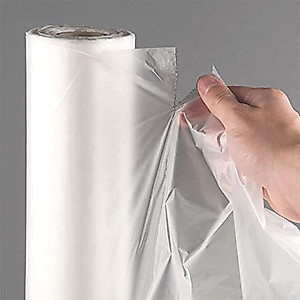 InPoetry 14" x 20" Plastic Produce Bag on a Roll, Food Storage Bag and Grocery Clear Bag, 350 Bag(1 Roll)