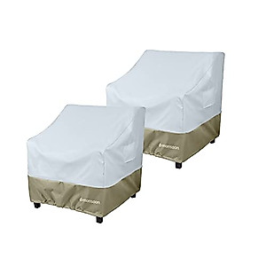 [Monsoon] Patio Chair Cover Waterproof Outdoor Lawn Patio Furniture Chair Cover (36") - 2-Pack