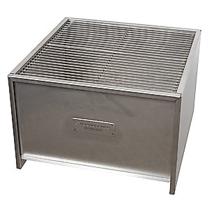 Portable, Go Anywhere, Charcoal Grill - Carrying bag Included - All Stainless Steel 17"x17"