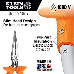 Klein Tools 33527 General Purpose Insulated Tool Kit, 1000-Volt Rated, Comes in Custom 3-Pallet Lockable Case, 22-Piece