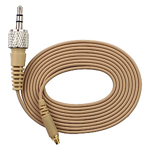 J K 1/8" Locking Screw Detachable Cable for JK MIC-J 071S Headset Headworn Microphone
