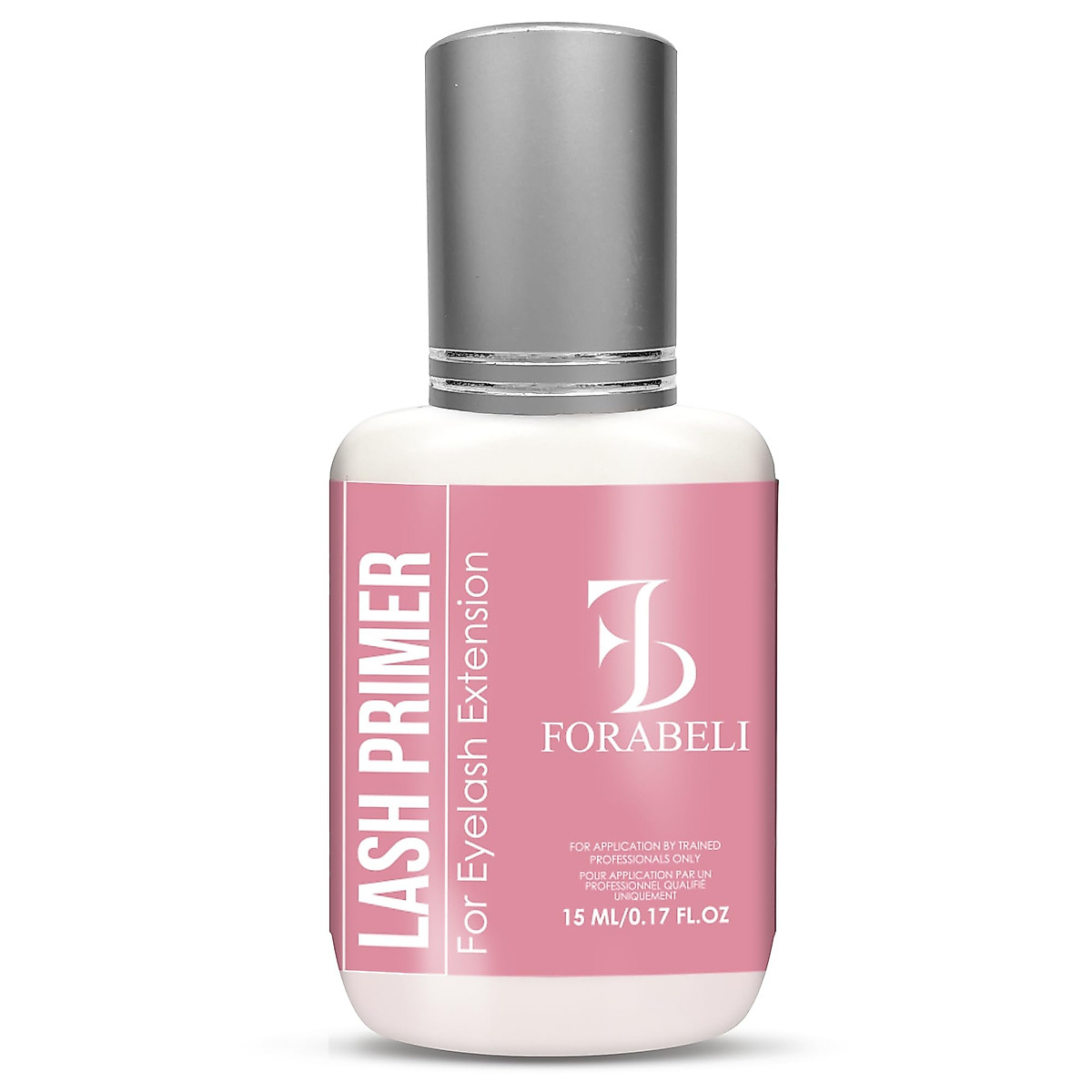 Forabeli Lash Primer 15ml - Boosts Adhesion, Improves Bond Retention, Ideal for Individual and Natural Lashes, Semi-Permanent Eyelash Extension Supplies