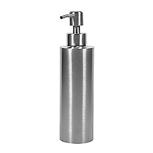 Stainless Steel Soap Dispenser Liquid Soap Box, 350ml Soap Dispenser Kitchen Sink Faucet Bathroom Shampoo Box Soap Container