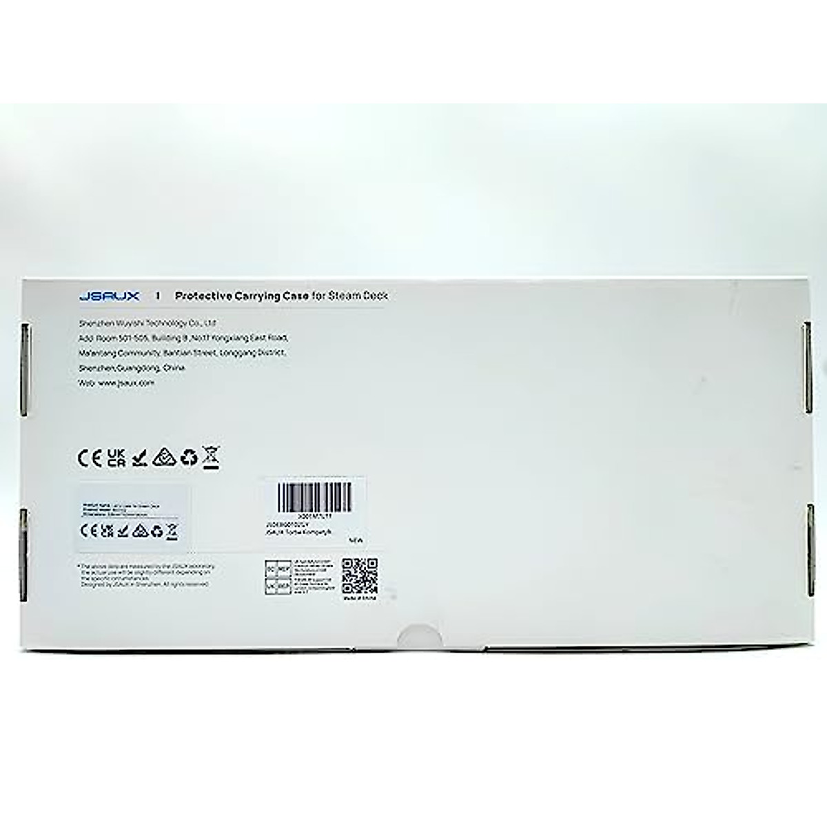 JSAUX Carrying Case Compatible with Steam Deck/Steam Deck OLED, Protective Hard Shell Carry Case Built-in Charger Storage, Portable Travel Carrying Case for Steam Deck Console & Accessories - BG0102