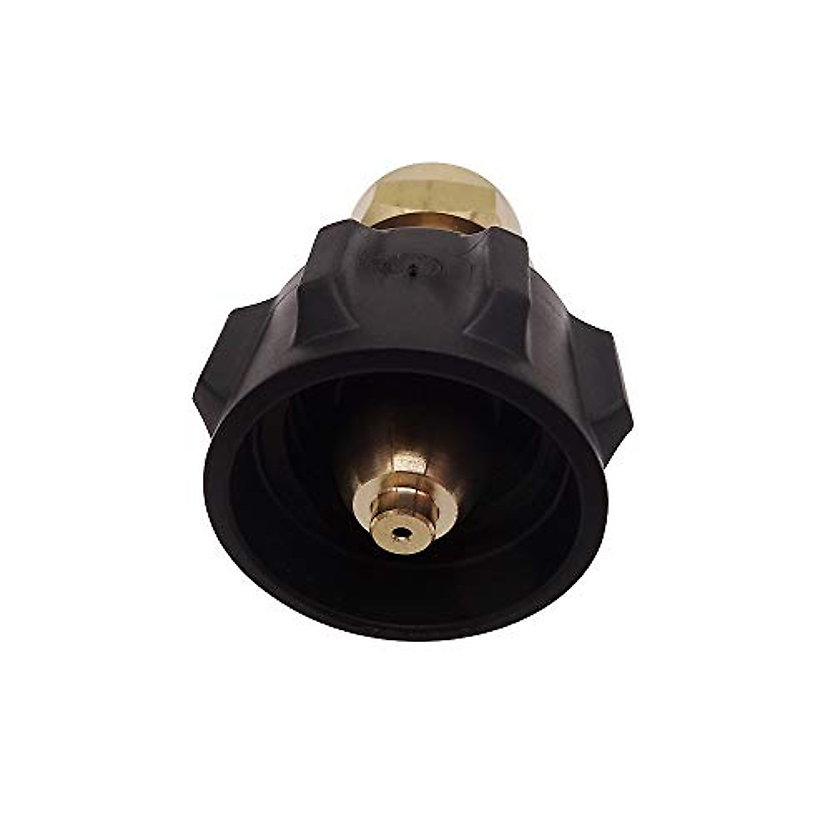 Universal QCC1 Propane Tank Refill Adapter Solid Brass Valve Filler Coupler for 1LB Disposable Small Propane Bottle, LP Gas Cylinder Canister (2pcs)