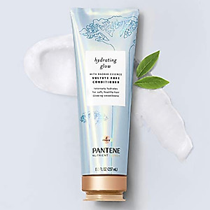 Pantene Shampoo and Conditioner Set, plus Hair Mask Rescue Shot Treatment, with Baobab Essence, Nutrient Blends Hydrating Glow, Sulfate Free