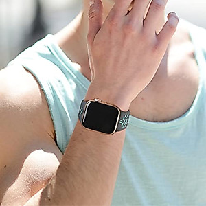 TSAAGAN 5 Pack Sport Silicone Bands Compatible for Apple Watch Band 49mm 41mm 45mm 40mm 44mm 38mm 42mm, Breathable Strap Replacement Wristband for iWatch Ultra Series 8/7/SE/6/5/4/3/2/1 Women & Men