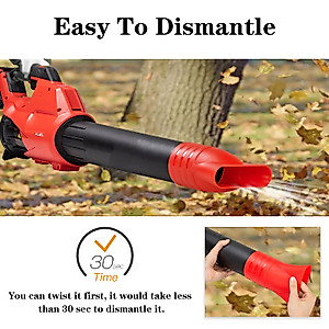 Flat Nozzle for Milwaukee M18 Fuel Leaf Blower, Work for Milwaukee M18 2724-20 & 2724-21(1 Pack, no Tool)