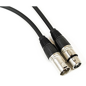 Gearlux 6.5-Foot 3-Pin Male-to-Female DMX Cable - 5 Pack