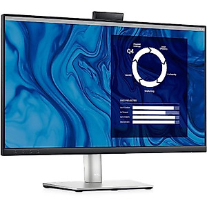 Dell C2423H 23.8" Full HD WLED LCD Monitor - 16:9 - Black, Silver (Renewed)