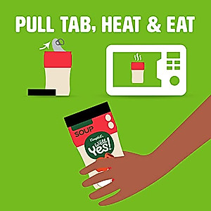 Campbell's Well Yes! Sipping Soup, Sweet Corn and Roasted Poblano Soup, Vegetarian Soup, 11.1 Oz Microwavable Cup (Case of 8)