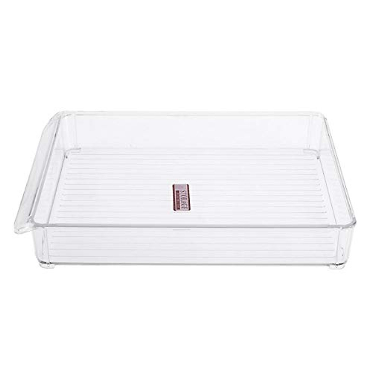 Plastic Food Storage Container Bin with Lid and Handle for Kitchen, Pantry, Cabinet, Fridge, Freezer(6138-小)