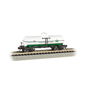 Bachmann Industries Acf 36'-6" 10,000-Gallon Single-Dome Tank Car Quaker State, N Scale