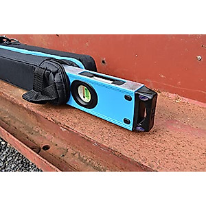 OX Tools OX-P024412 Professional Box 4ft Spirit Level, with Rubber Grip, All Aluminum Construction, Non Magnetic 4 Foot Level, Rubberized Soft grip Thru Handle, Magnified Vials. 48 Inch Level