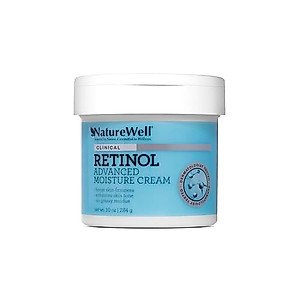 NATURE WELL Clinical Retinol Advanced Moisture Cream for Face, Body, & Hands, Boosts Skin Firmness, Enhances Skin Tone, No Greasy Residue, Packaging May Vary, 2 Pack (10 Oz Each)