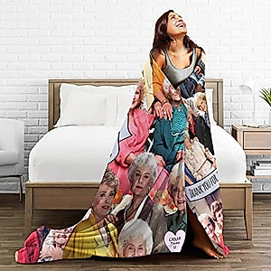 CANDU Fleece Throw Blankets Flannel Sleep Cozy Lightweight Ultra-Soft Micro Blankets for Sofa Travel Air Conditioning Bedding 50''x40'', Black 2