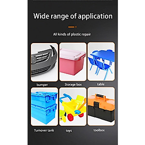 Wrdlosy Plastic Welder, Multipurpose Fit, Plastic Welding Kit, Quick Operation, Plastic Repair Welder Kit, More Comfortable Portable, An Ideal DIY Tool