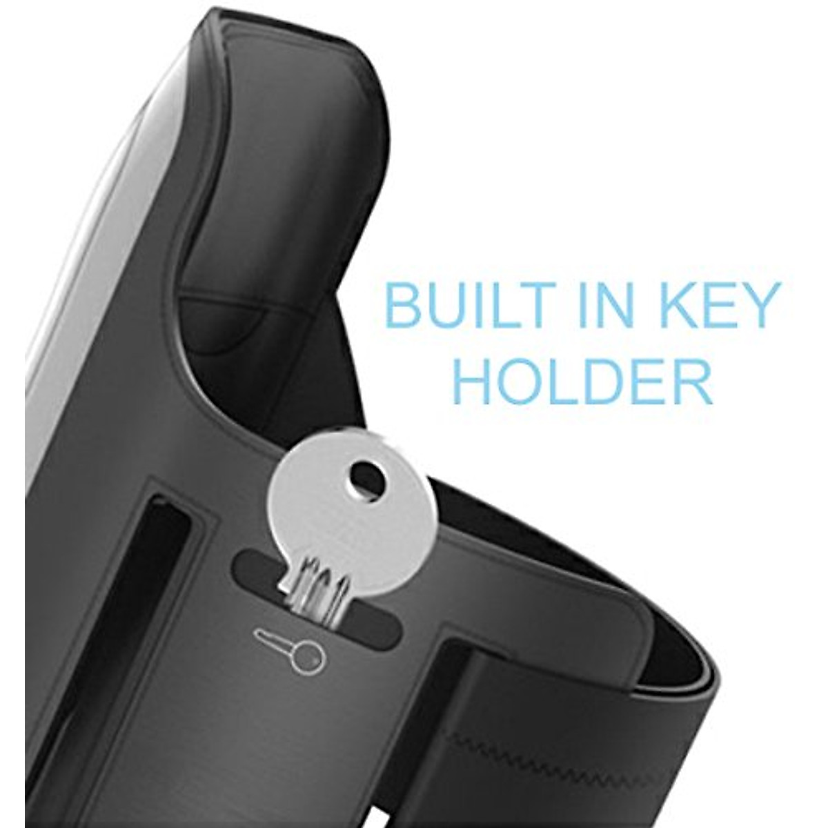 MMOBIEL Arm Phone Holder for Running Compatible with iPhone 15/14/13 Mini/12 Mini/SE 2020/8 / 7/6 and Other Models up to 6.3 inch - Stretchable Running Phone Holder Armband