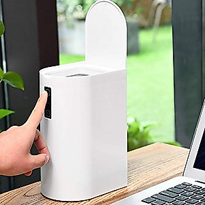 WPYYI Home Intelligent Automatic Induction Electric Rubbish Trash Can Smart Waste Bins Garbage Can Touchless Mini Trash Can