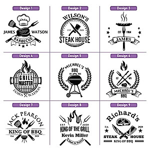 Personalized Dad Cutting Board - Custom Wood Grill Board For BBQ Masters - Unique Barbeque and Grilling Gift Idea for Fathers Day, Birthday, Anniversary, Christmas For Men, Husband, Dad, Grandpa, Him