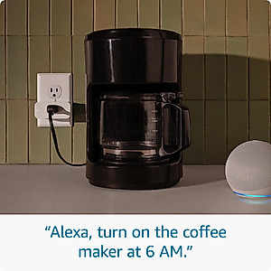 Amazon Smart Plug, for home automation, Works with Alexa - A Certified for Humans Device
