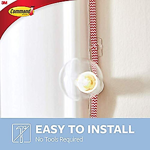 Command Mini Holiday Light Hooks, Great for Holiday Lights, 40 Clips, 48 Strips (4 Pack)