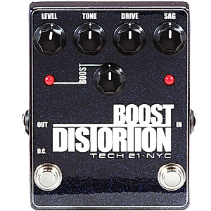 Tech 21 Boost Distortion Metallic Pedal