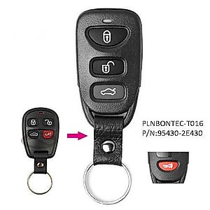 Keyecu Remote Control Car Key 315MHz Fob for Kia Sorento 2004-2006 PLNBONTEC-T016