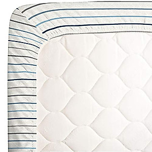 Carter's Heather Multi Colored Stripe Super Soft Fitted Crib Sheet