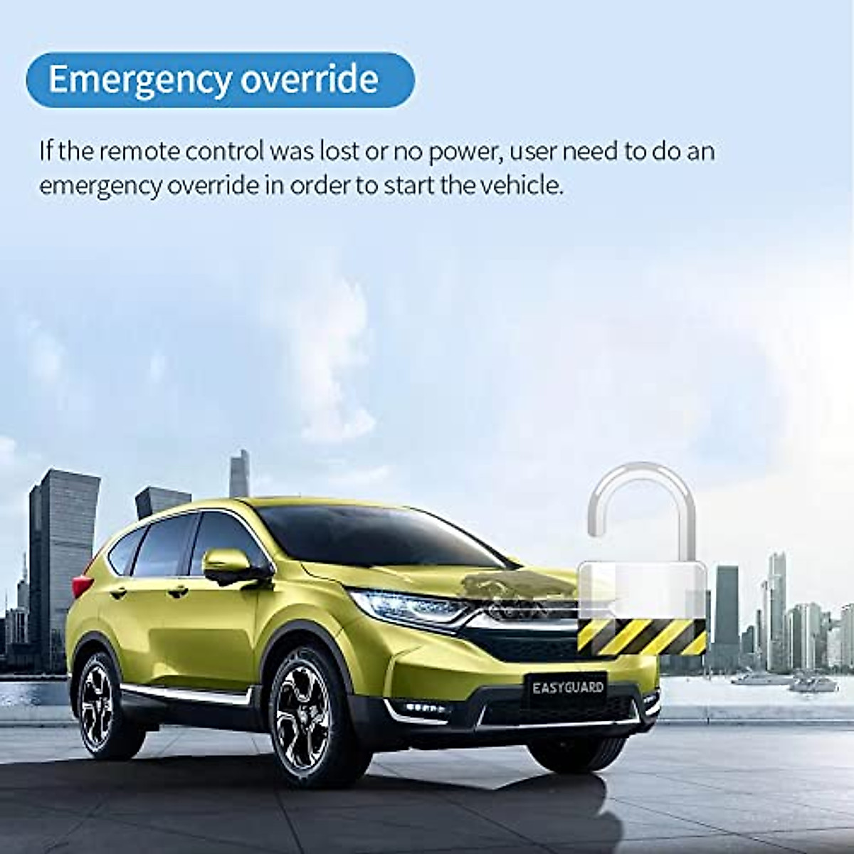 EASYGUARD IM001 RFID 2.4GH car Wireless Immobiliser Security System with Engine Automatic Lock or Unlock immobilizer System Anti-hijacking & Anti-Theft DC12V Easy DIY Installation