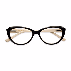 Sofia Vergara x Foster Grant women's Sofia Blue Light Multi Focusâ„¢ Glasses Reading Glasses, Black, 56mm US