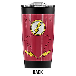 Logovision The Flash Flash Uniform Stainless Steel Tumbler 20 oz Coffee Travel Mug/Cup, Vacuum Insulated & Double Wall with Leakproof Sliding Lid | Great for Hot Drinks and Cold Beverages