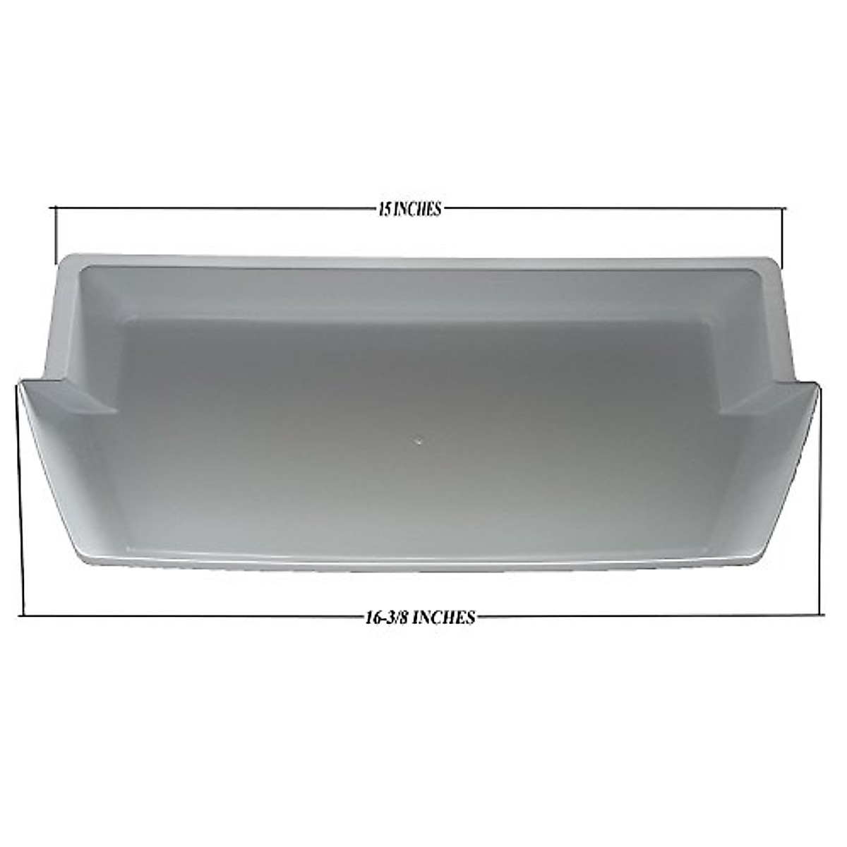Kitchen Basics 101 2187172 Refrigerator Deep Door Bin Shelf Replacement for Frigidaire, Whirlpool, Kenmore, Amana, Estate, Crosley White