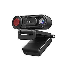 j5create 1080P Dual Mode Webcam and Document Camera with Auto & Manual Focus, Magnetic Privacy Cover for PC, Laptops | for Live Streaming, Video Calls, Online Meetings, Online Classes (JVU250)