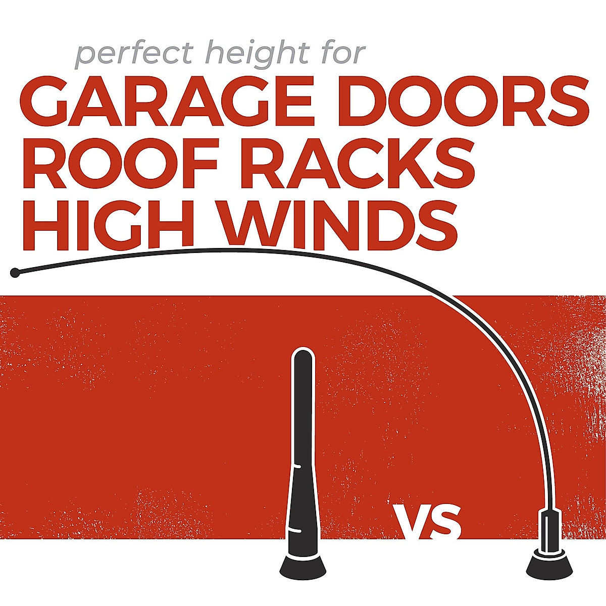 CravenSpeed Stubby Antenna Compatible with Chevy Equinox 2015-2017 | 4 inches | Short Antenna Replacement | Made in The USA