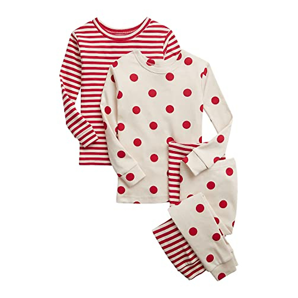 GAP Baby Girls Pajama Set, Modern Red 2, 18-24 Months US