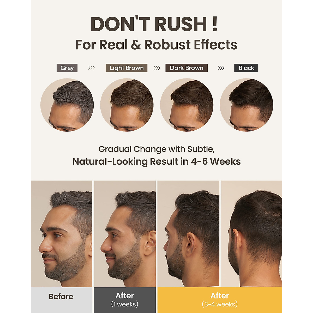 MODA Pro-Change Black Shampoo | Korean Hair Darkening, Volumizing & Anti-Hair Fall Shampoo | Paraben & Sulfate Free, Natural Formula for Thicker, Fuller Hair (10.5 oz)