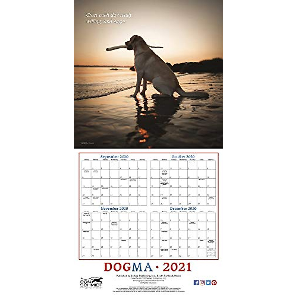 2021 Dogma: A Dogs Guide to Life 16-Month Wall Calendar
