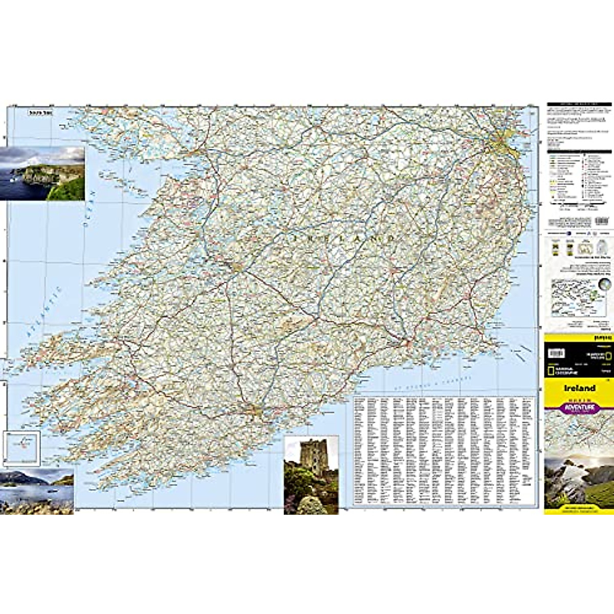 Ireland Map (National Geographic Adventure Map, 3303)