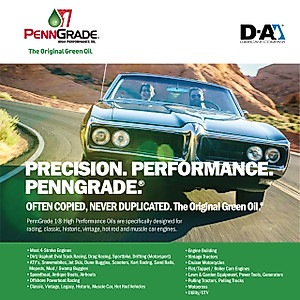 PENN GRADE 1, 71206, Break-In Oil SAE 30, Works with Diesel and Gasoline Engines, 1 Quart (12 Pack)