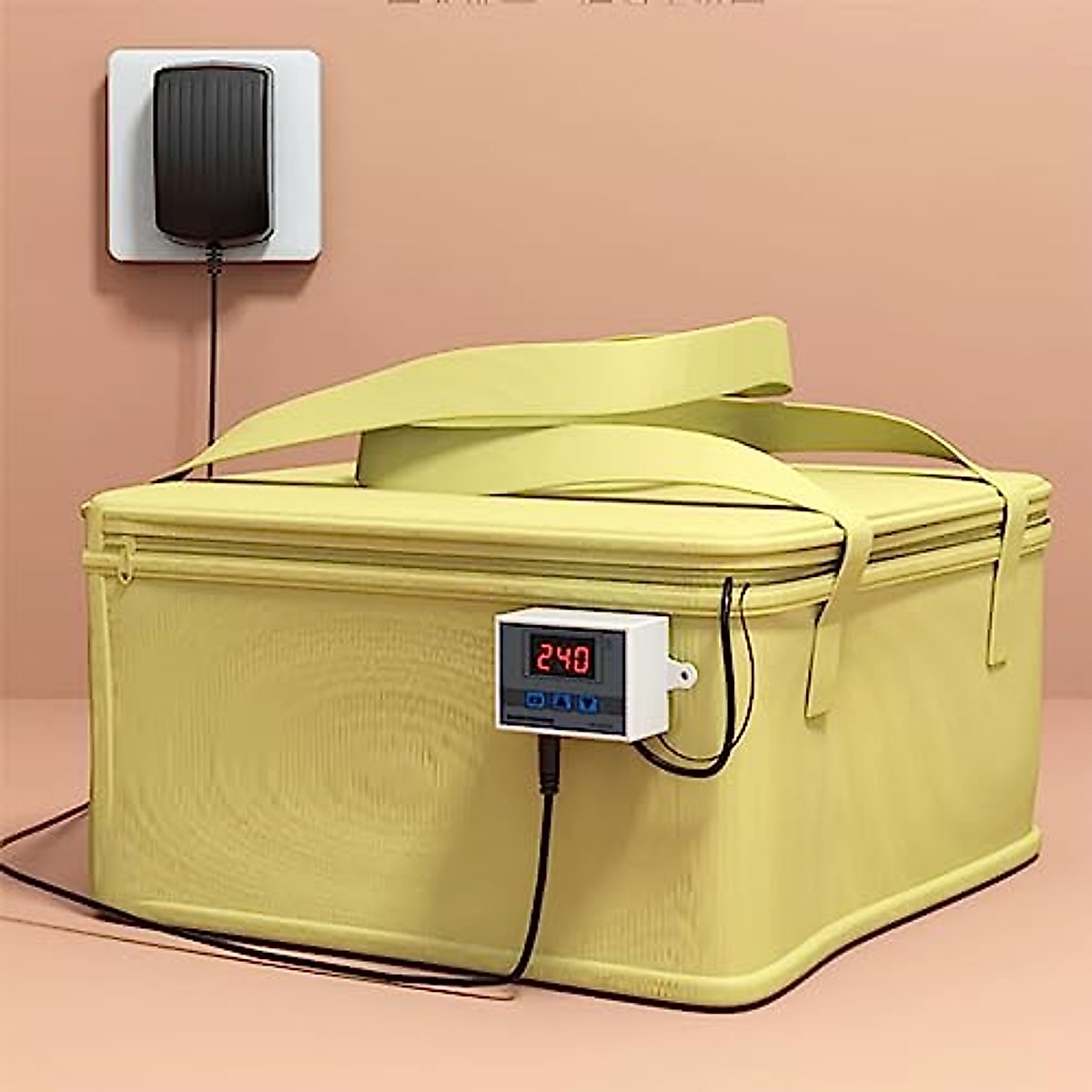 Sourdough Bread Making Tools Kit - Dough Proofer With Heater, Fold Proofer, Reusable Sour Dough Starter Jar - Low-Temperature Heating For Bread, Yogurt, Natto