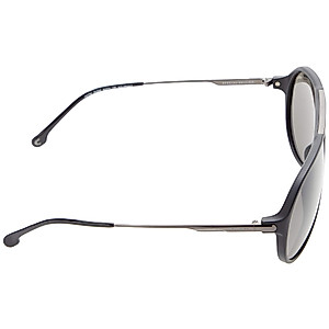 Carrera Women's Hot65 Pilot Sunglasses, Black/Polarized Gray, 63mm, 11mm