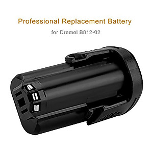 Shentec 3000mAh 12V Lithium-Ion Replacement Battery Compatible with Dremel B812-03, Works with Dremel 8200 8220 and 8300 Cordless Tools