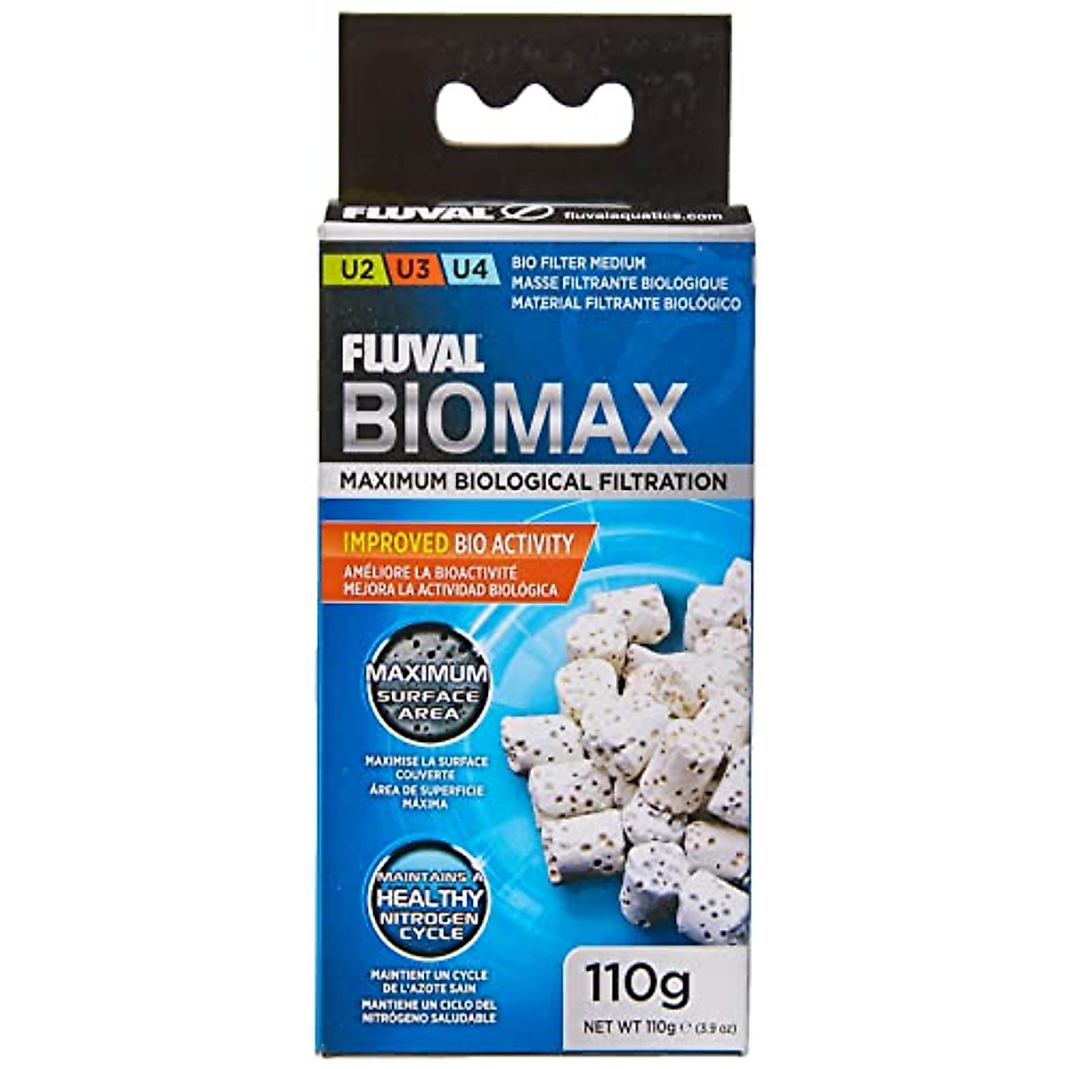 Fluval U Underwater Filter BioMax, Replacement Filter Media, Fish Aquarium, A495