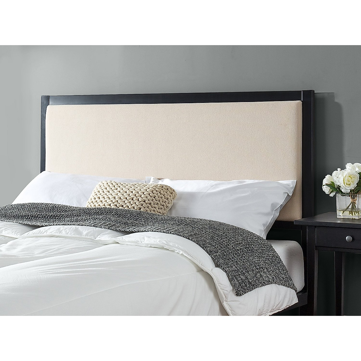 ZINUS Kendal Upholstered Headboard, Easy Assembly, King