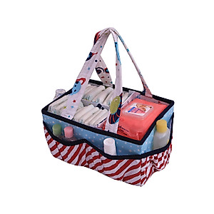 Bacati Space Multicolor Nursery/Kids Room Storage (Nursery Storage Caddy)