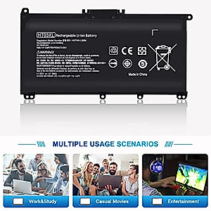 HTO3XL Laptop Replacement L11119-855 HT03XL Battery for HP Pavilion 14 15 17 15-CS 15-DA 15-DB Series 15-DA0012DX 14-CE0068ST 15-CS3073CL 15-CS3153CL 15-CS2064ST 15-DA0014DX Fits HT03041XL HSTNN-LB8M