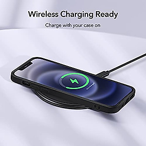 ESR Cloud Series Designed for iPhone Mini Case, Liquid Silicone Rubber Case [Comfortable Grip] [Screen & Camera Protection] [Velvety-Soft Lining] [Shock-Absorbing] for iPhone 2020, 5.4" ?Black