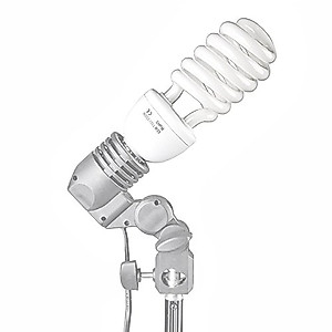 SLOW DOLPHIN Photo CFL Full Spectrum Light Bulb,4 x 45W 5500K CFL Daylight Photography Photo Video Studio Lighting(4 Packs)