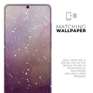 DesignSkinz The Grungy Purple and Orange Scratched Surface Protective Vinyl Decal Wrap Skin Cover Compatible with The Samsung Galaxy S20 (Screen Trim & Back Glass Skin)